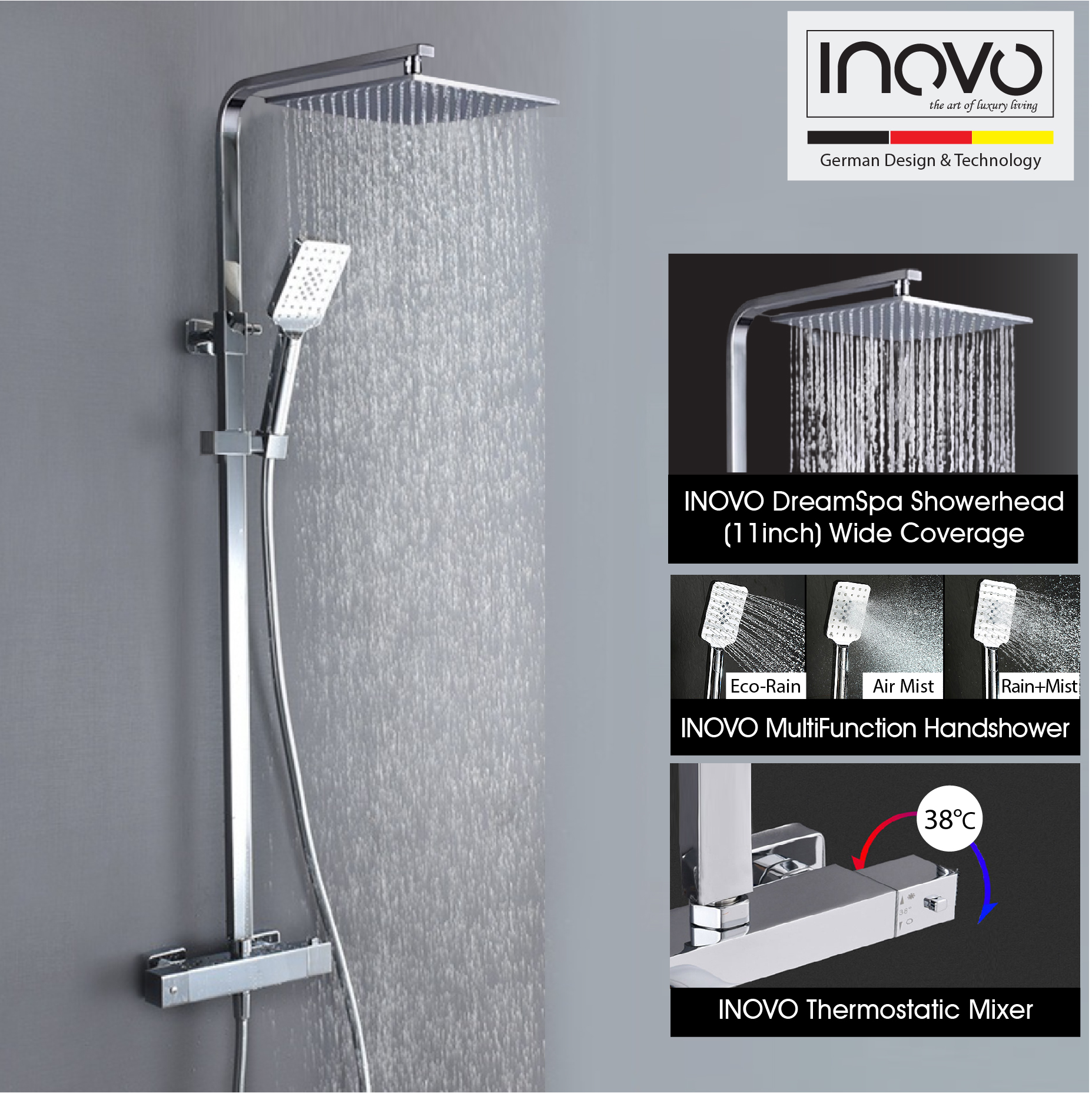 Rain Shower - INOVO Singapore