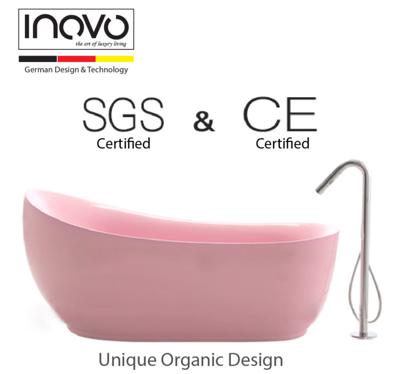 Luxury Eclipse Freestanding Bathtub / Jacuzzi Whirlpool - INOVO Singapore