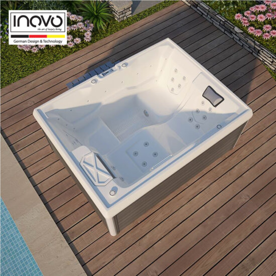 Luxury Gaël Outdoor Jacuzzi Whirlpool Hot Tub / 3 Persons / Length ...