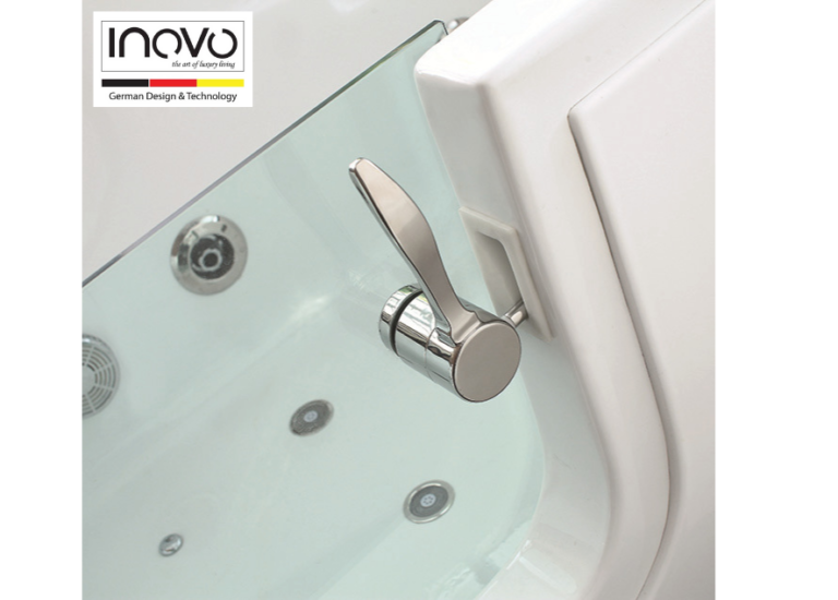 Luxury Monika Panel walk in bathtub / Jacuzzi Whirlpool / Length 135cm ...