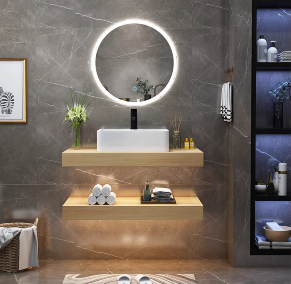 Sintered Stone Bathroom Vanity Basin Cabinet - INOVO Singapore